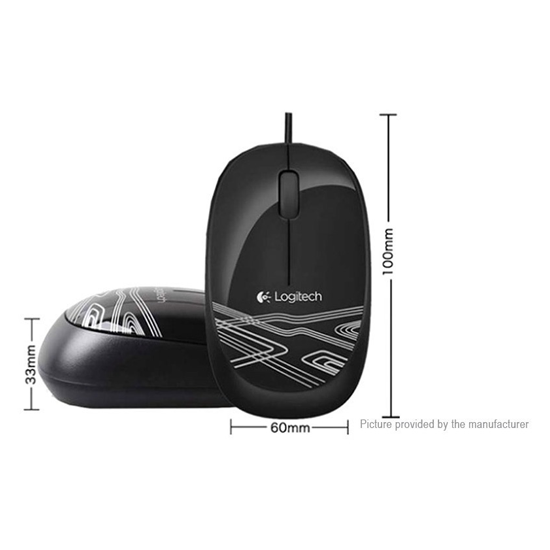 Mouse Logitech Ambidiestro M105 Negro Usb